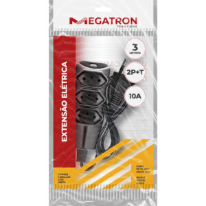 Filtro de Linha 5 e 6 Tomadas - Megatron - Fios e Cabos Especiais