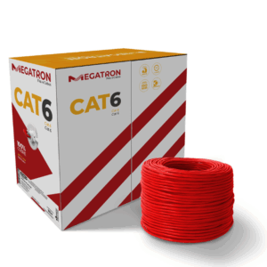 CABO DE REDE CAT 6 U/UTP 4Px23 AWG - Megatron - Fios e Cabos Especiais