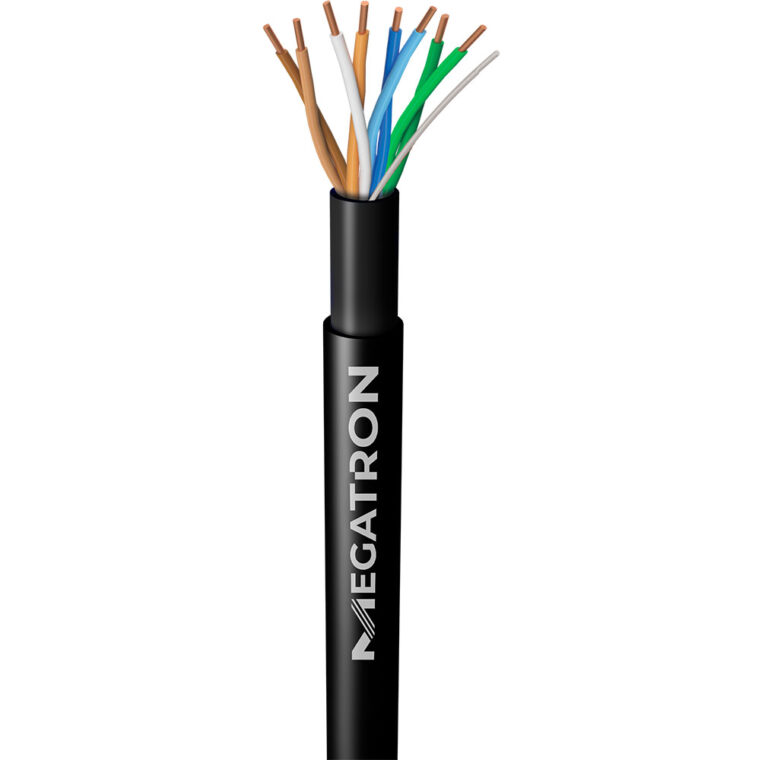 CABO DE REDE CAT 5e U/UTP 4Px24 AWG - Megatron - Fios e Cabos Especiais