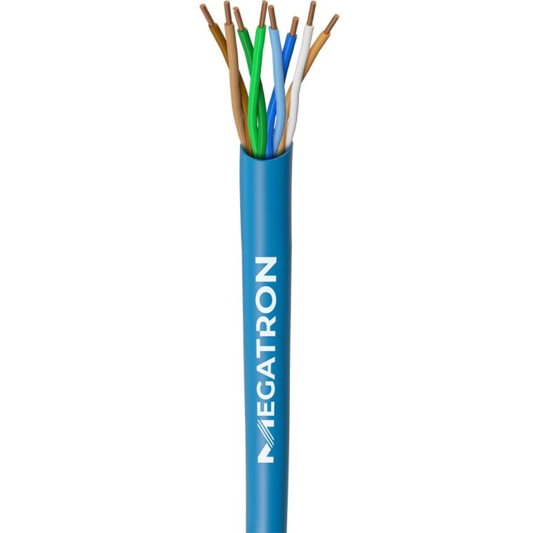 CABO DE REDE CAT 5e U/UTP 4Px24 AWG - Megatron - Fios e Cabos Especiais
